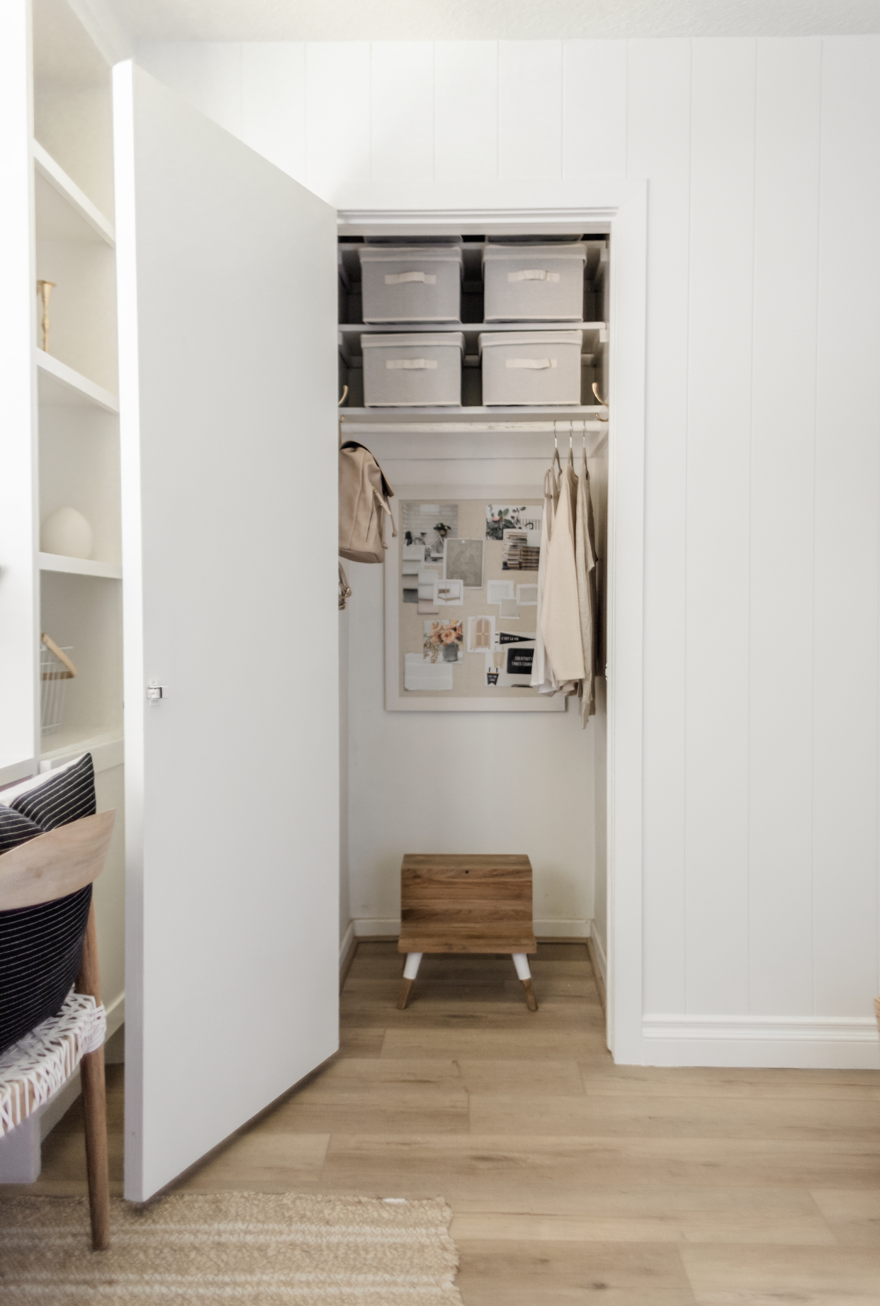 Small Closet Makeover – Halfway Wholeistic