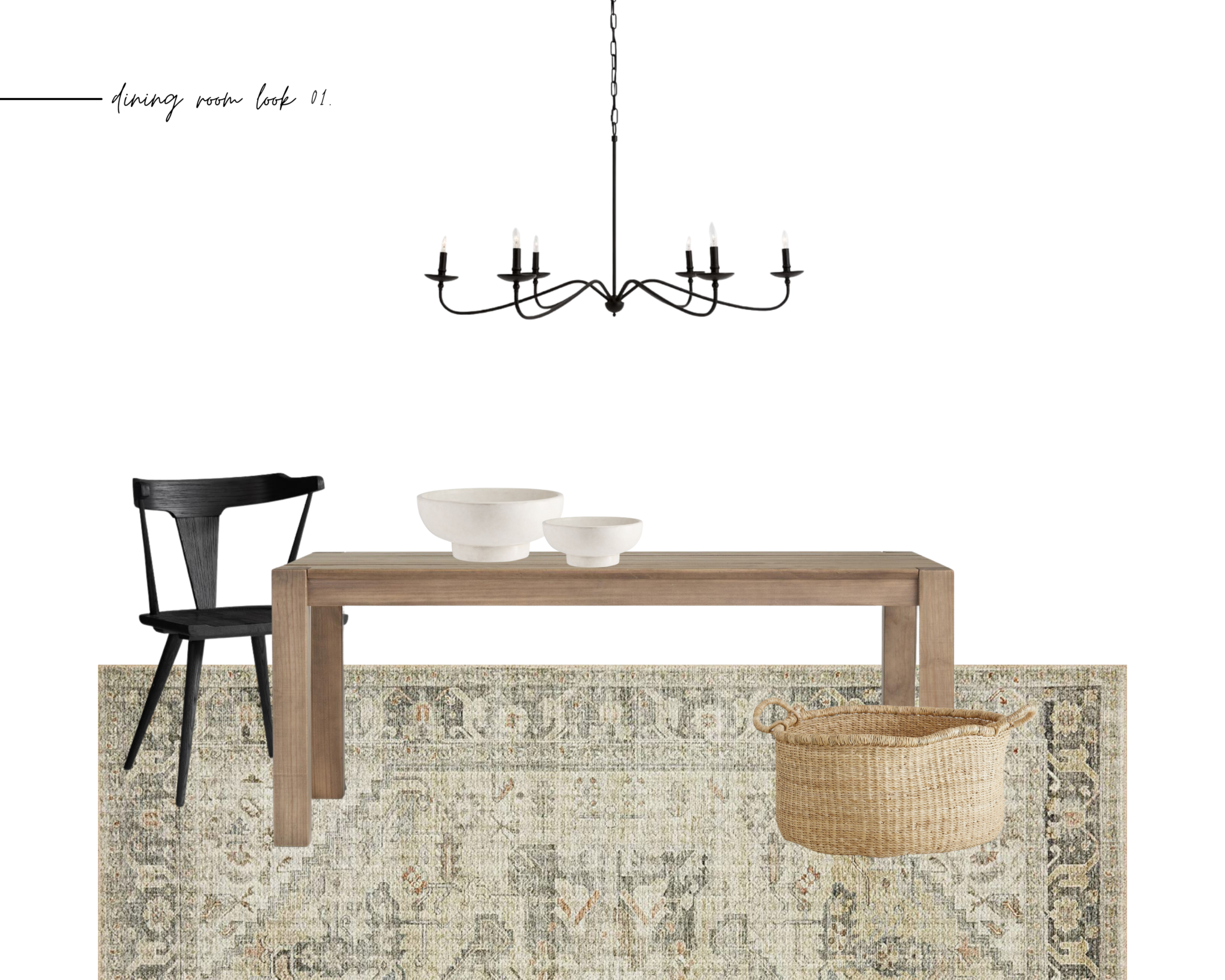 Three Curated Dining Room Designs – Halfway Wholeistic