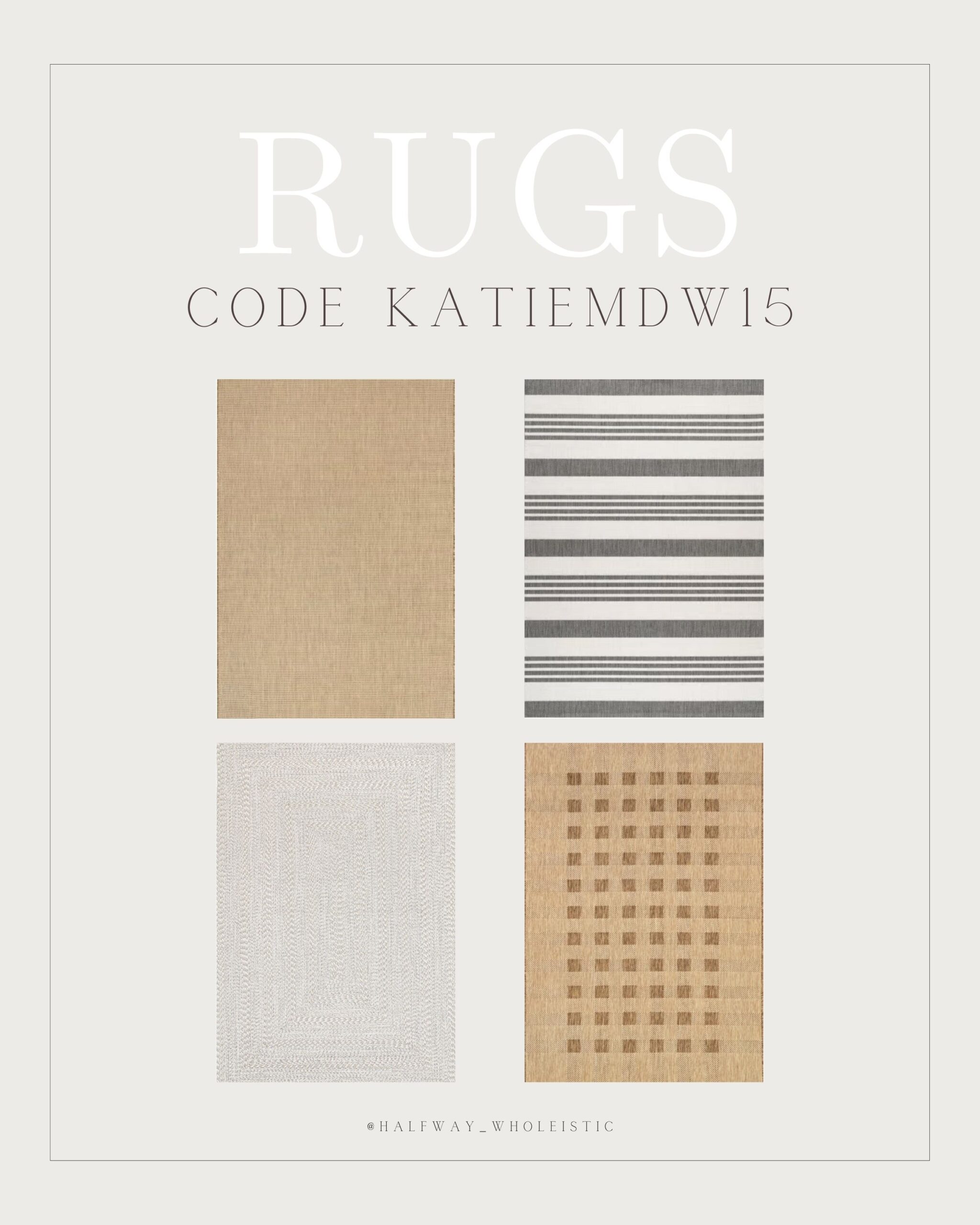 Ultimate Indoor & Outdoor Rug Guide & Exclusive Discount Code – Halfway ...
